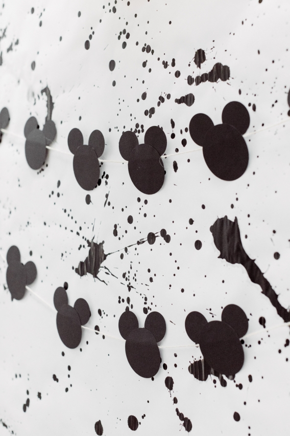 Splatter Paint Mickey Mouse